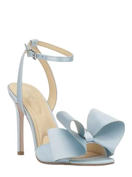 Jessica Simpson Olivine Ankle Strap Sandal - Light Blue Matte Satin