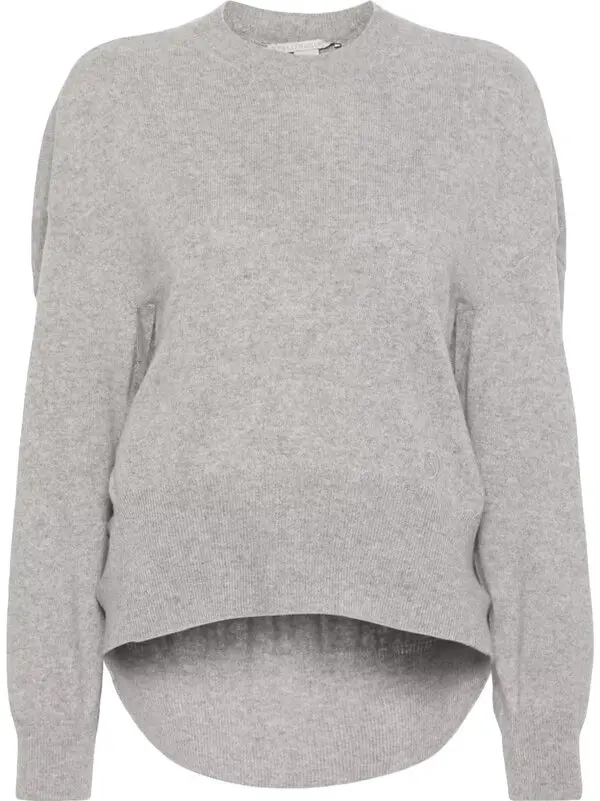 Stella McCartney Logo-embroidered Jumper - Grey