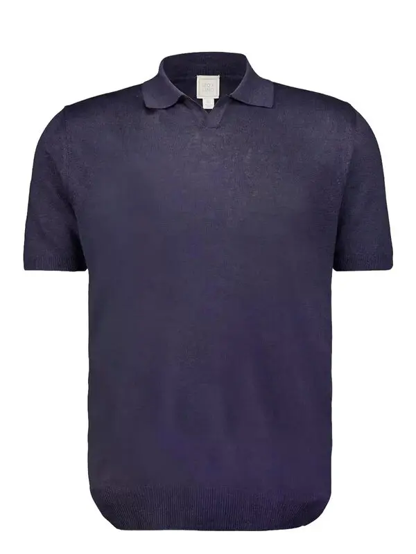 120% Lino Linen Top - Blue