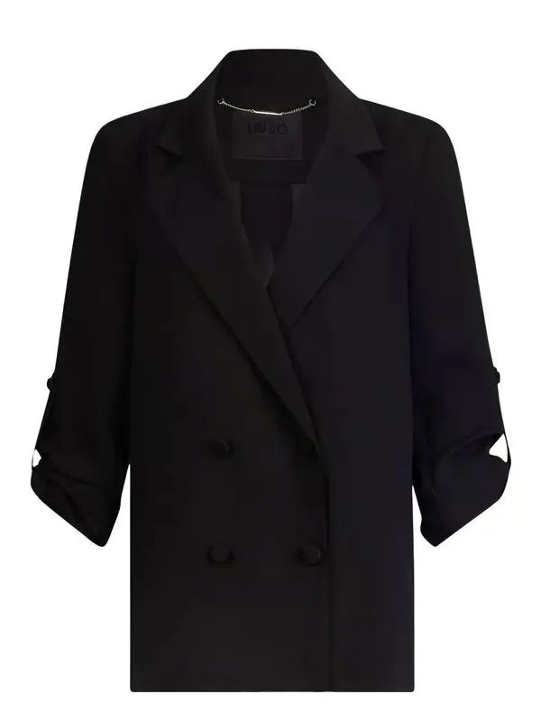 Liu Jo Envers Satin Blazer - 22222 Black