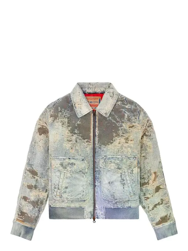 DIESEL® D-muddy Denim Jacket - Blue