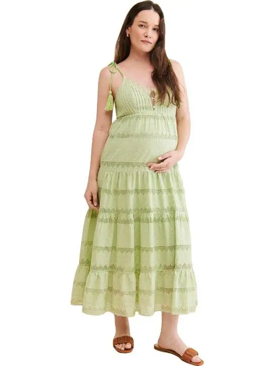 EMILIA GEORGE Grace Maternity Dress - Green