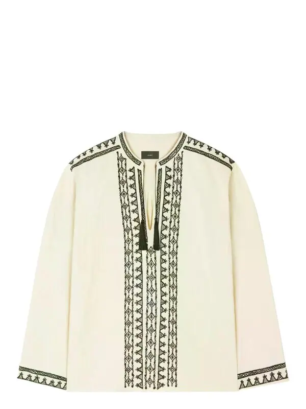 Alanui Tassel-detail Shirt - Neutrals