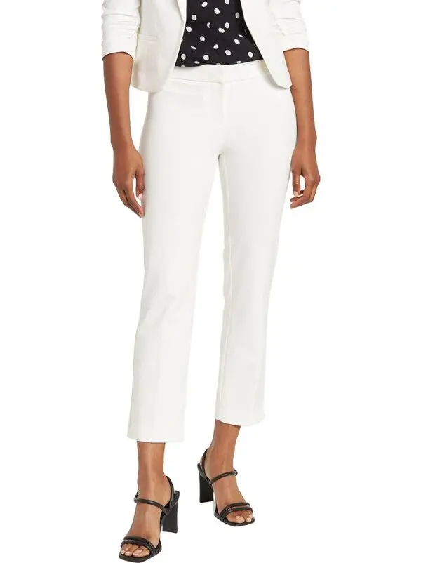 Amanda & Chelsea Chelsea Knit Trouser Pants - White