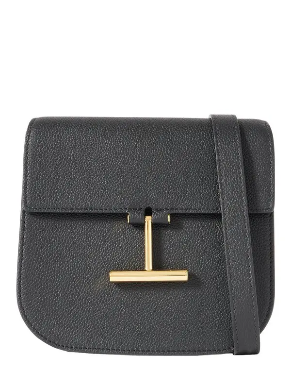 TOM FORD Tara Mini Textured-leather Shoulder Bag - Black
