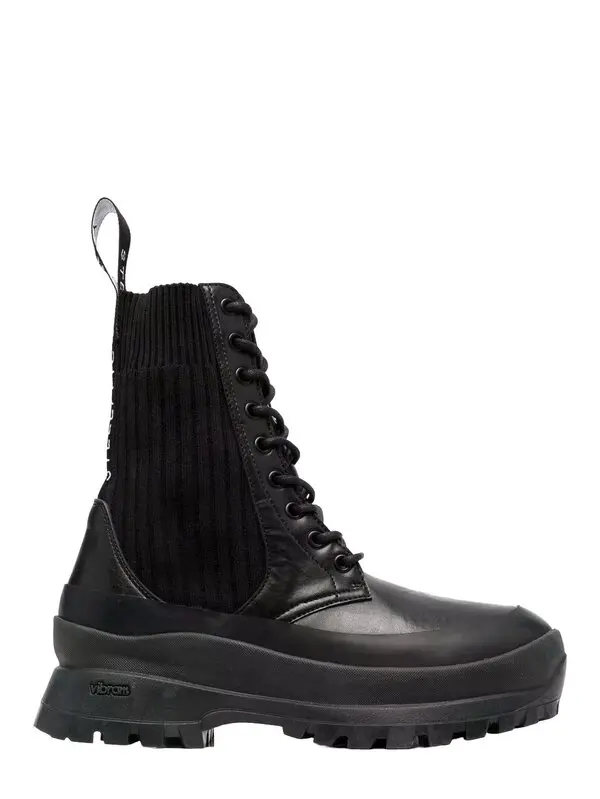 Stella McCartney Trace Lace-up Combat Boots - Black