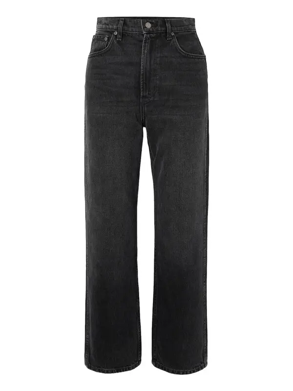 B Sides Plein High-rise Straight-leg Jeans - Black