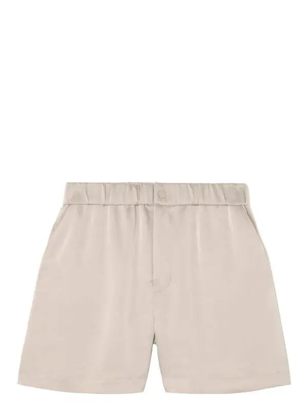 Varley Sarka Sateen Shorts - Silver