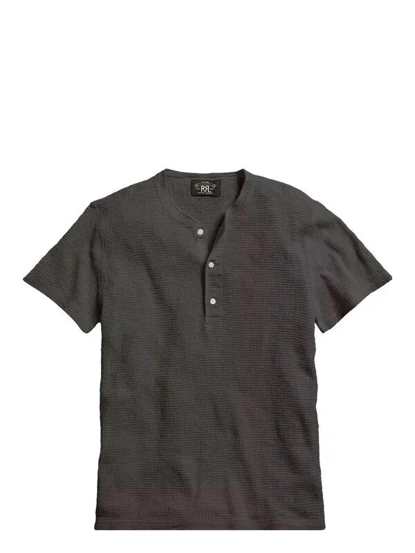Ralph Lauren Henley Cotton T-shirt - Grey