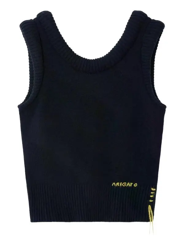 Axel Arigato Marla Knit Sleeveless Vest - Blue