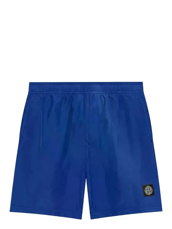 Stone Island Mesh-lined Swim Shorts - Blue
