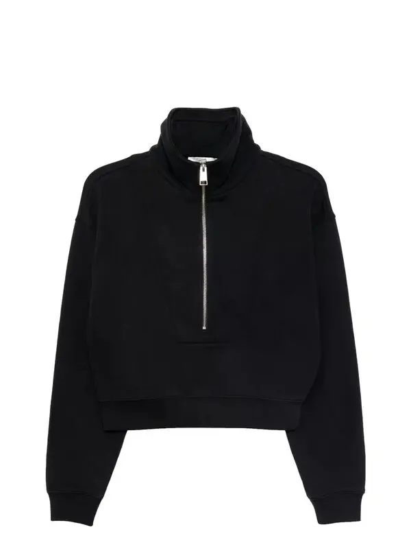 FRAME The Double-zip Sweatshirt - Black