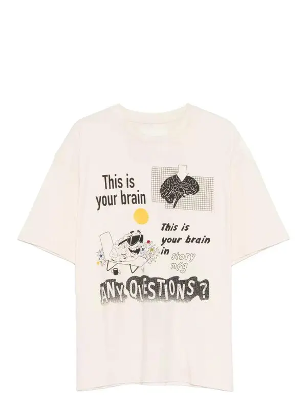 STORY MFG. Grateful T-shirt - Neutrals