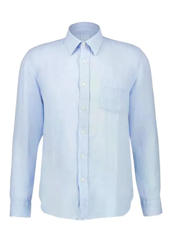 120% Lino Linen Shirt - Blue