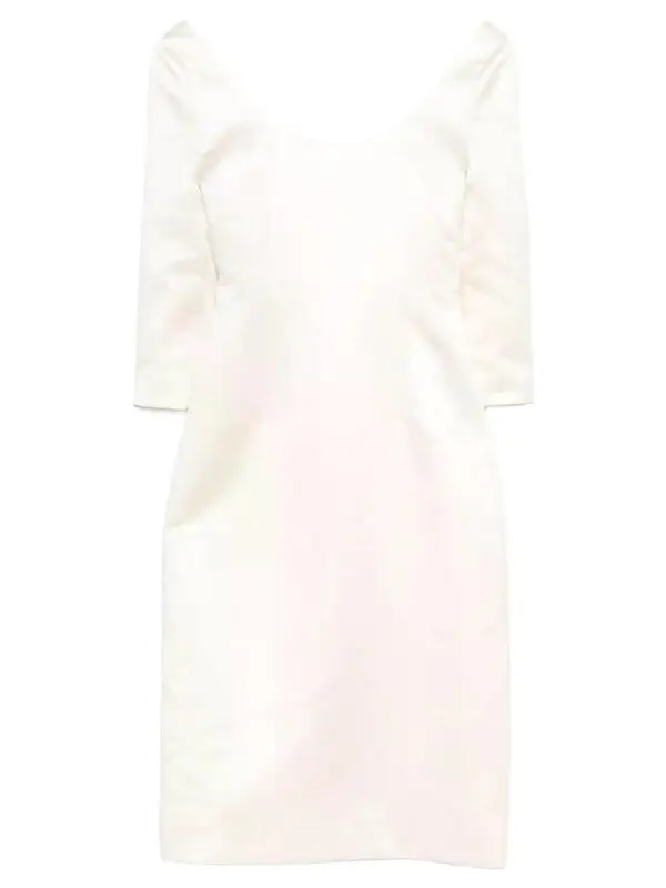 MARKGONG Long Sleeve Dress - White