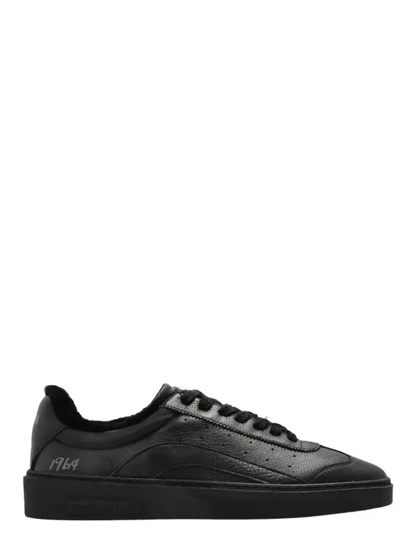 Dsquared2 Rider Leather Low-top Sneakers - Black