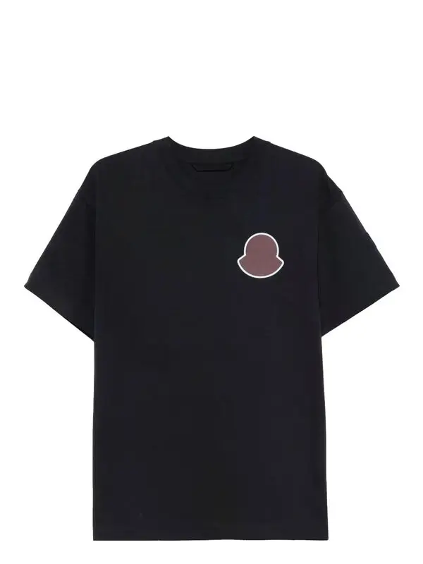 Moncler Logo-patch T-shirt - Blue