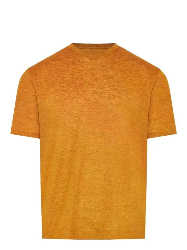 Zegna Mélange Short-sleeve T-shirt - Orange