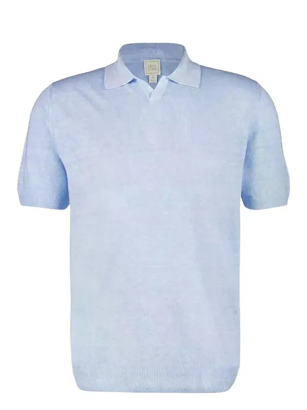 120% Lino Linen Top - Blue