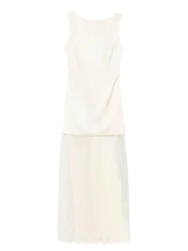 MALINA Layered Maxi Dress - Neutrals