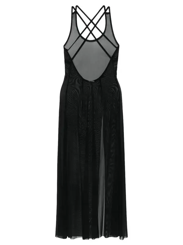 MATINEE Mesh Dress - Black