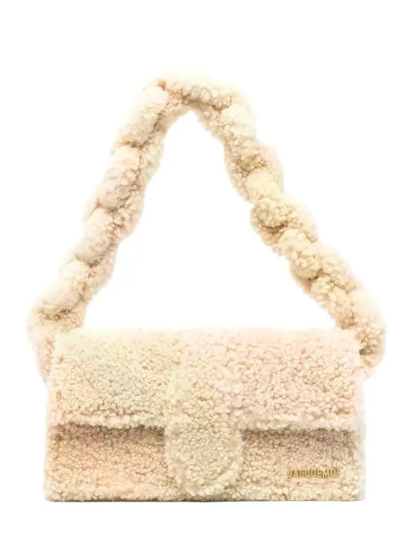 Jacquemus Le Bambidou Shearling Bag - Neutrals
