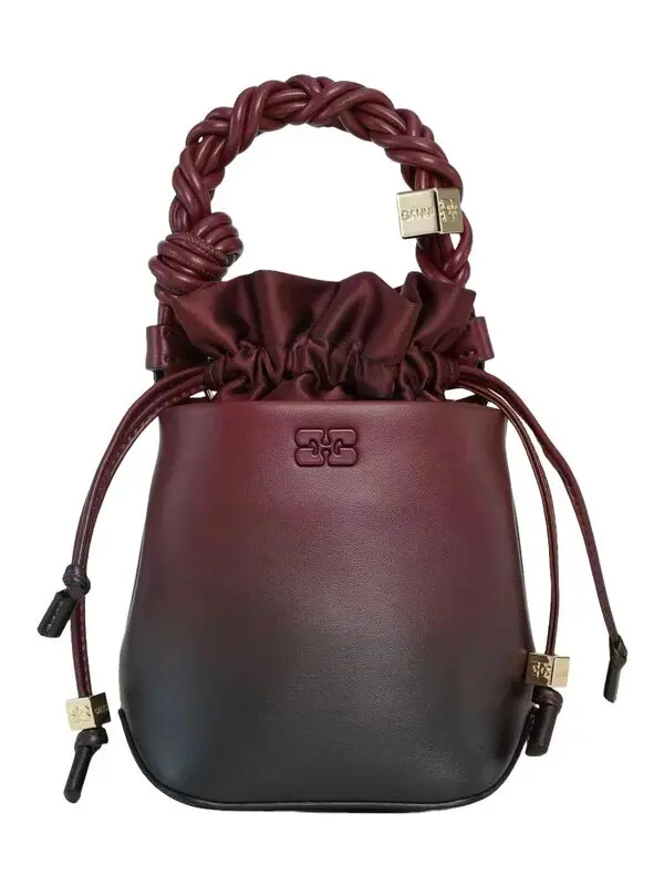 GANNI Mini Bou Bucket Bag - Red