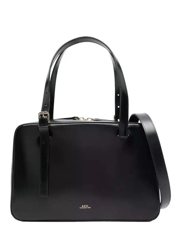 A.p.c. Virginie Box Bag - Black