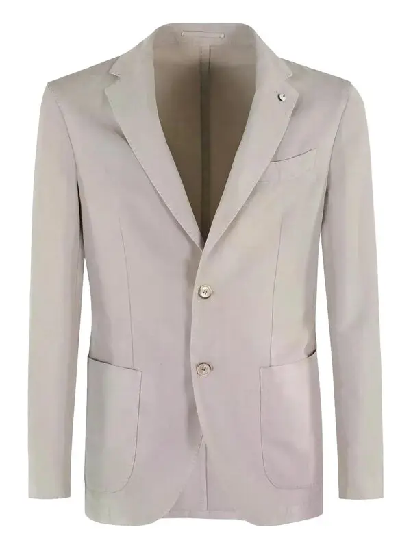 L.B.M. Two-button Tailored Blazer - Neutrals