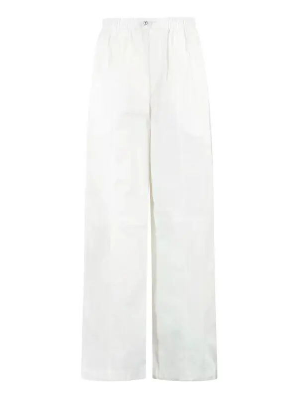 ISABELLE BLANCHE Drawstring Trousers - White