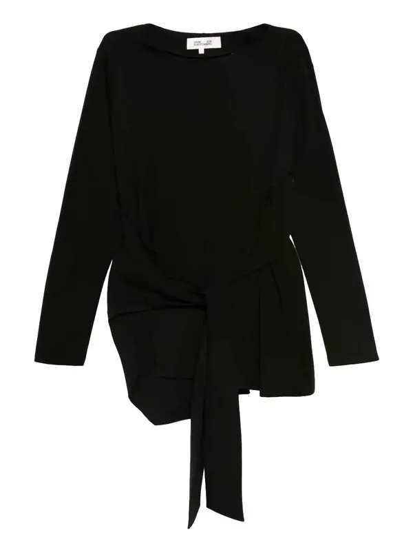 Diane Von Furstenberg Rosalind Top - Black