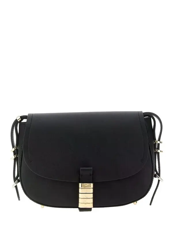 Pinko Leather Cross Body Bag - Black