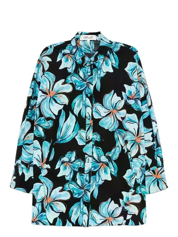Diane Von Furstenberg Caleb Shirt - Blue