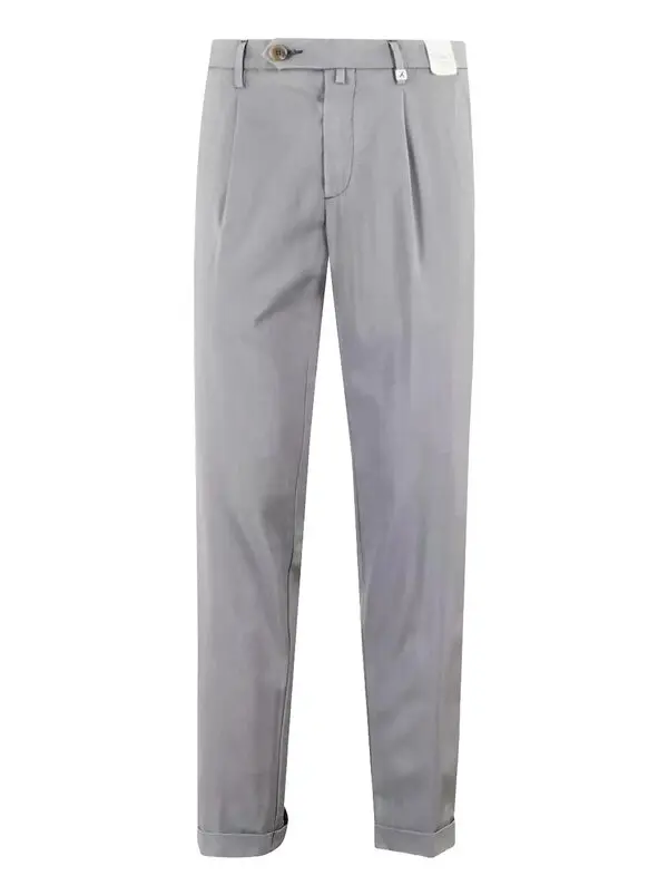 MYTHS Pleated Front Pants - Grey