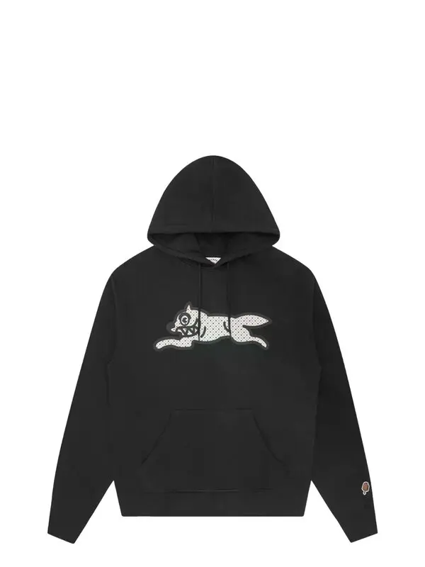 ICECREAM Running Dog Graphic-print Hoodie - Black