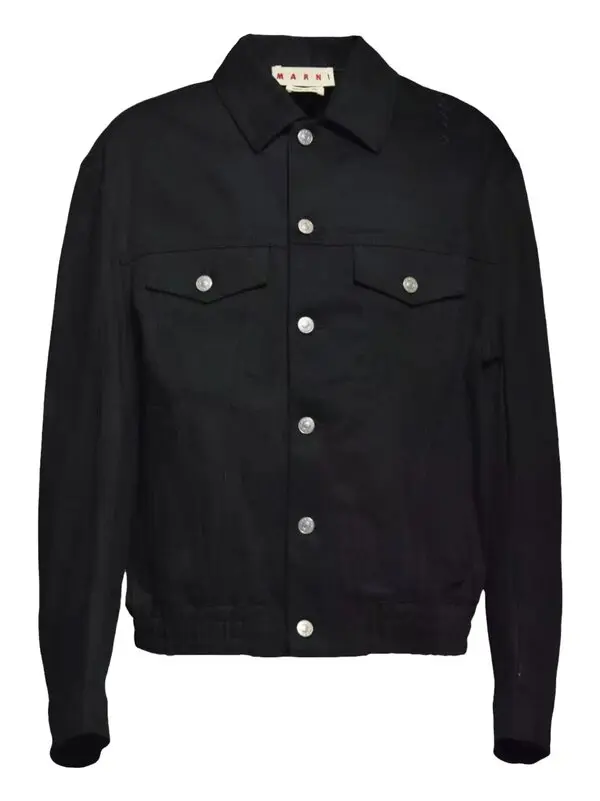Marni Buttoned Denim Jacket - Black
