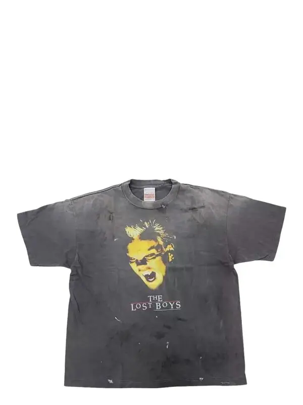 SAINT MXXXXXX Graphic-print T-shirt - Black