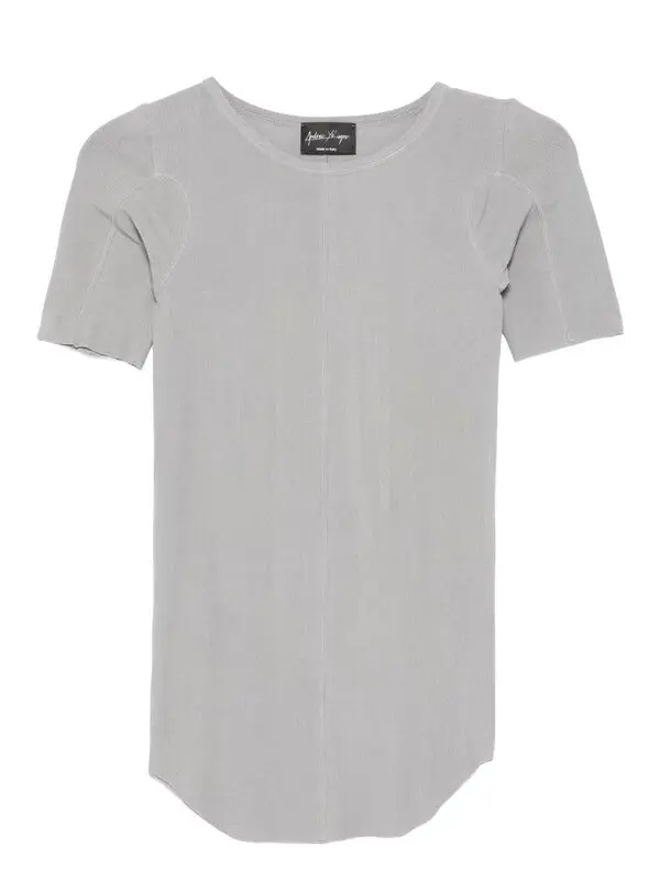 Andrea Ya'aqov Fine-ribbed T-shirt - Grey