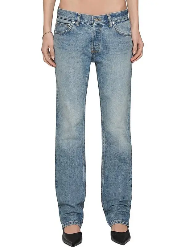EB DENIM Low Slung Straight Leg Jeans - Luca