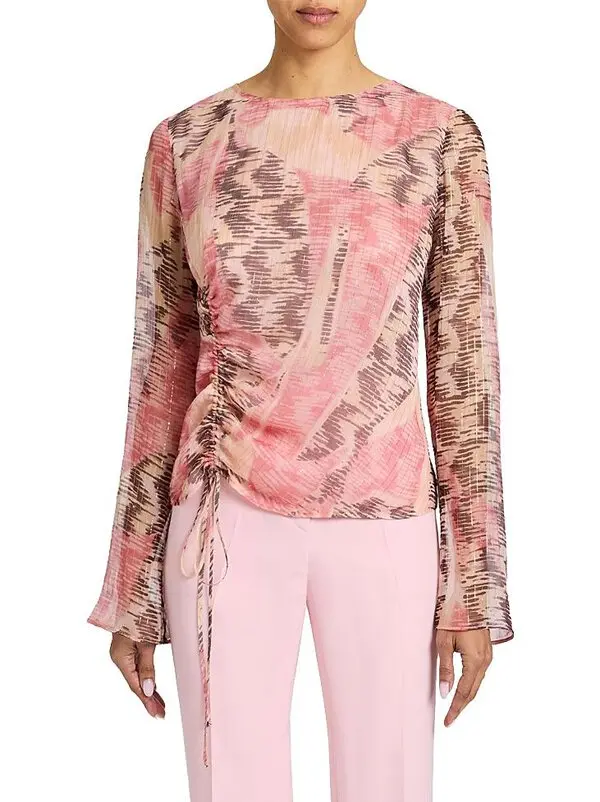 Santorelli Fabi Long Sleeve Top - Sweet Pea Multi