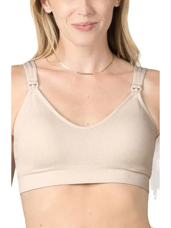 KINDRED BRAVELY Mia Maternity & Nursing Lounge Bra- Fits Sizes 30b-44d - Stone