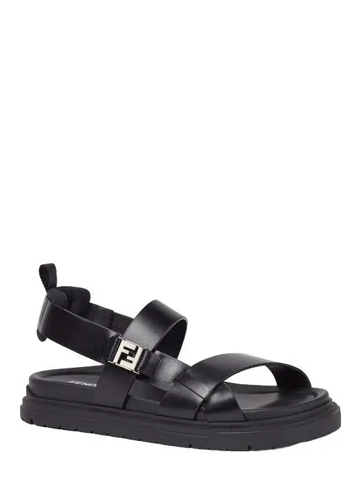 Fendi Ff Sandal - Nero