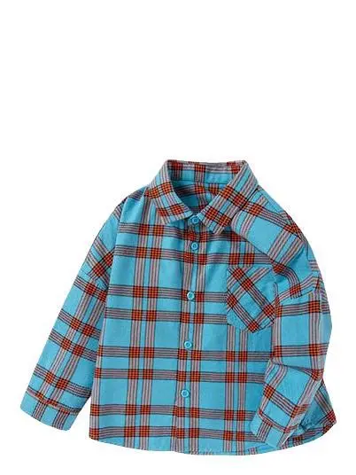 BALABALA Checkered Flannel Shirt - Blue