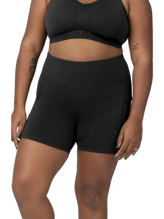KINDRED BRAVELY Active Postpartum Bike Short - Black