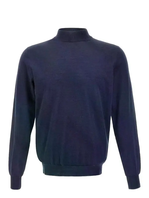 FILIPPO DE LAURENTIIS High-neck Sweater - Blue