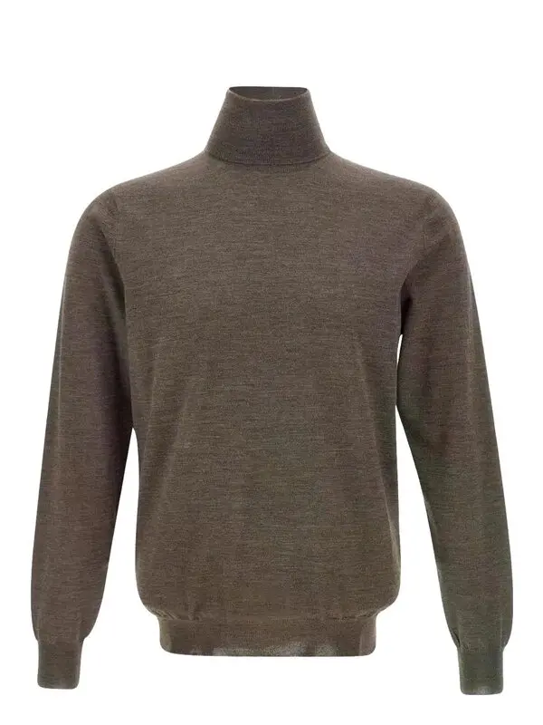 FILIPPO DE LAURENTIIS High-neck Sweater - Brown