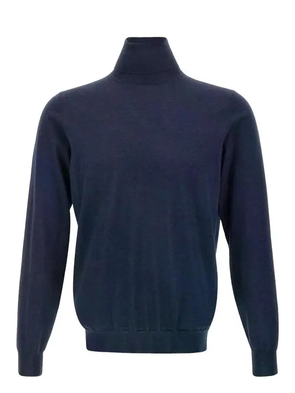 FILIPPO DE LAURENTIIS High-neck Sweater - Blue