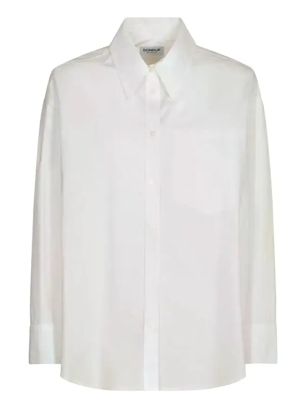 DONDUP Cotton Button Down Shirt - White