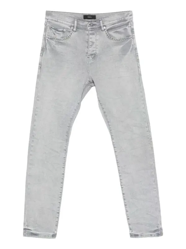 PURPLE BRAND Stretch-cotton Jeans - Grey