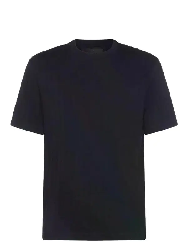 Giorgio Armani Ribbed Short-sleeve T-shirt - Blue